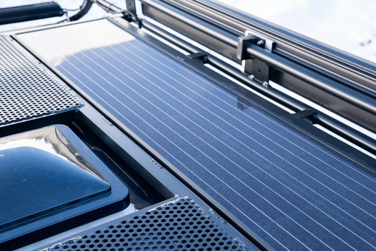 Sprinter solar panels - El Kapitan Van Conversions